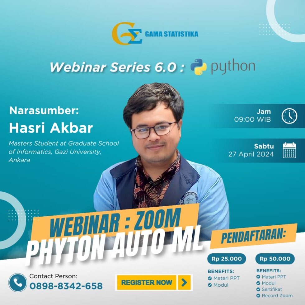Webinar Python: Auto ML - Jasa Olah Data Gama Statistika